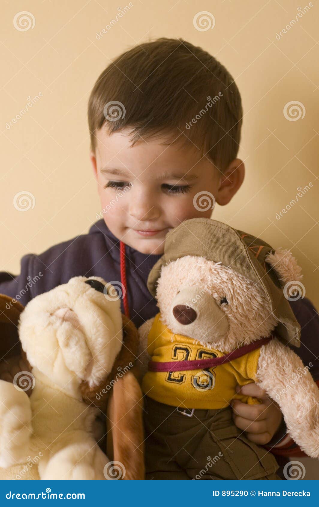 Child with bears stock photo. Image of enfant, hairs, colourful - 895290