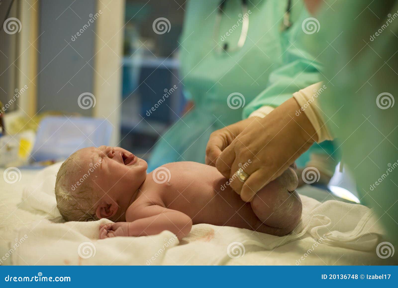 Child after birth stock photo. Image of hospital, medical - 20136748