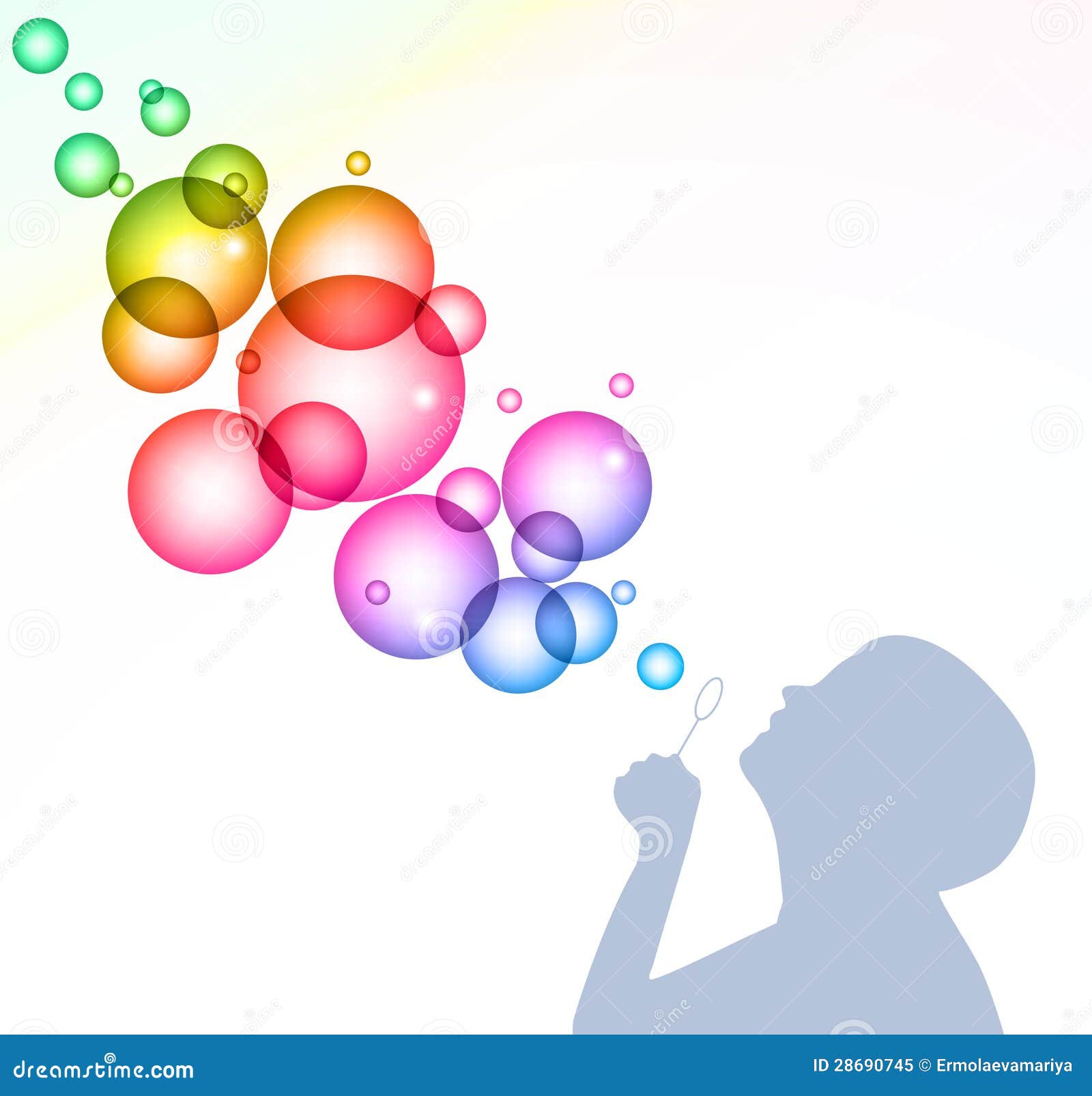 Blowing Bubbles Isolated Cartoon Vector Illustration. | CartoonDealer ...