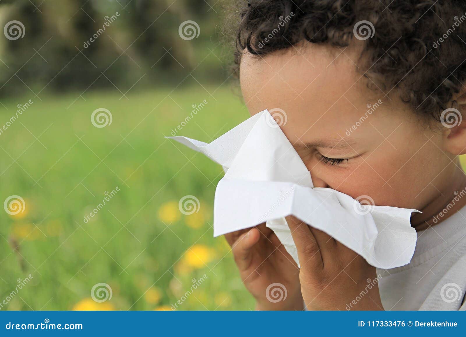 Child blowing nose stock photo. Image of kids, cold - 117333476