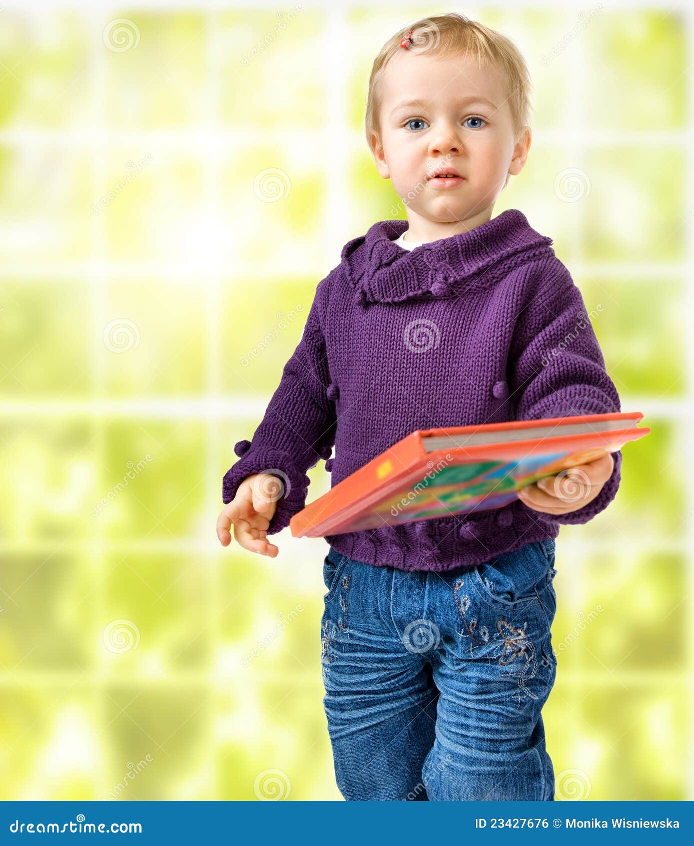 Child with a Book stock photo. Image of indoors, toddler - 23427676