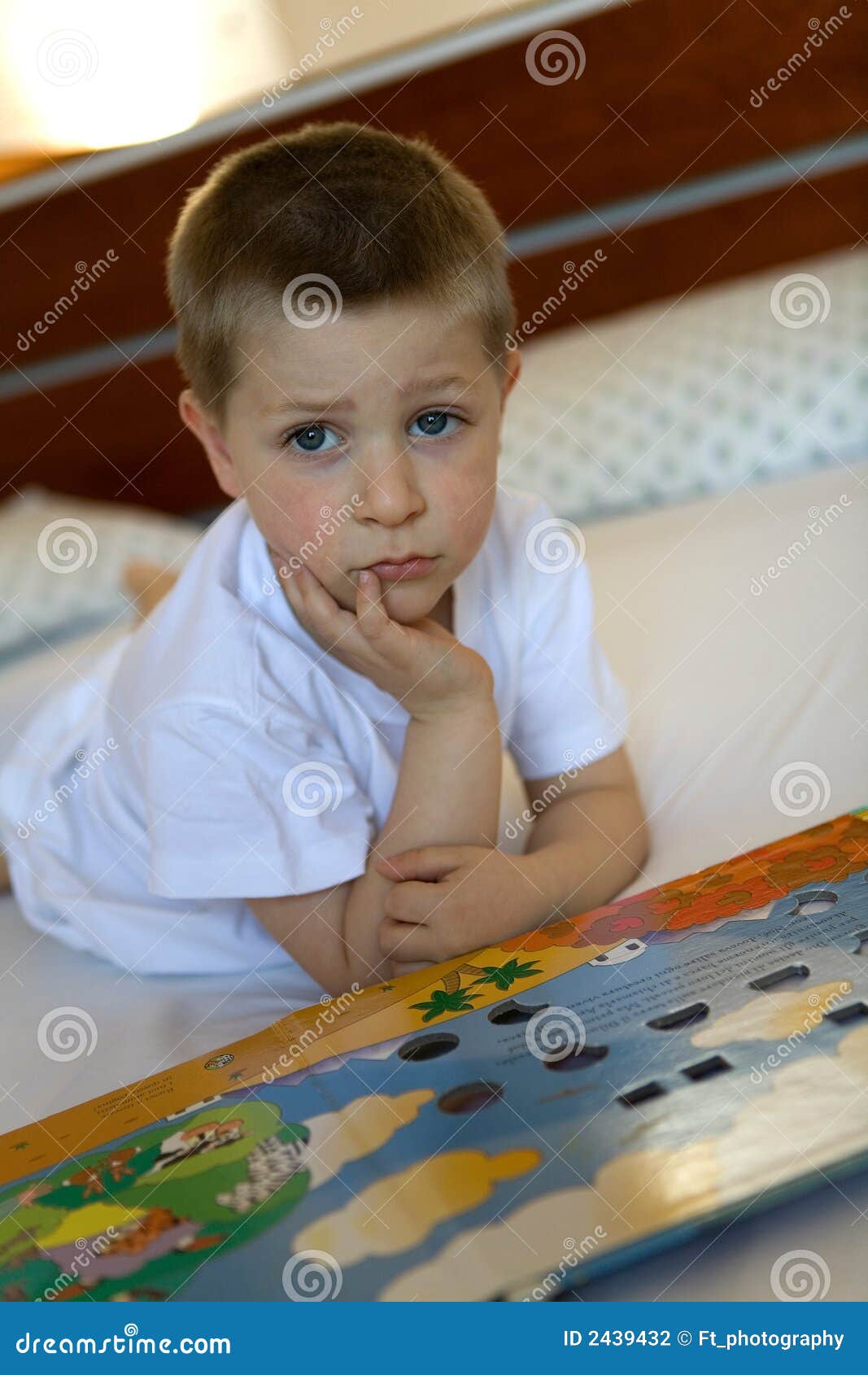 Child with book open stock photo. Image of read, education - 2439432