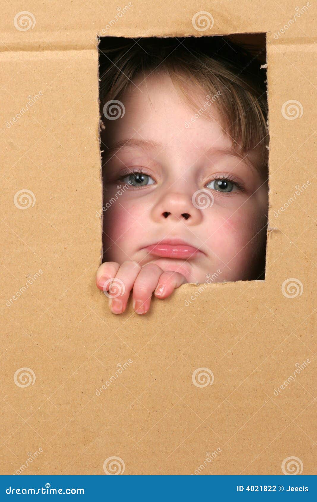 Child In Box Royalty-Free Stock Image | CartoonDealer.com #4021822