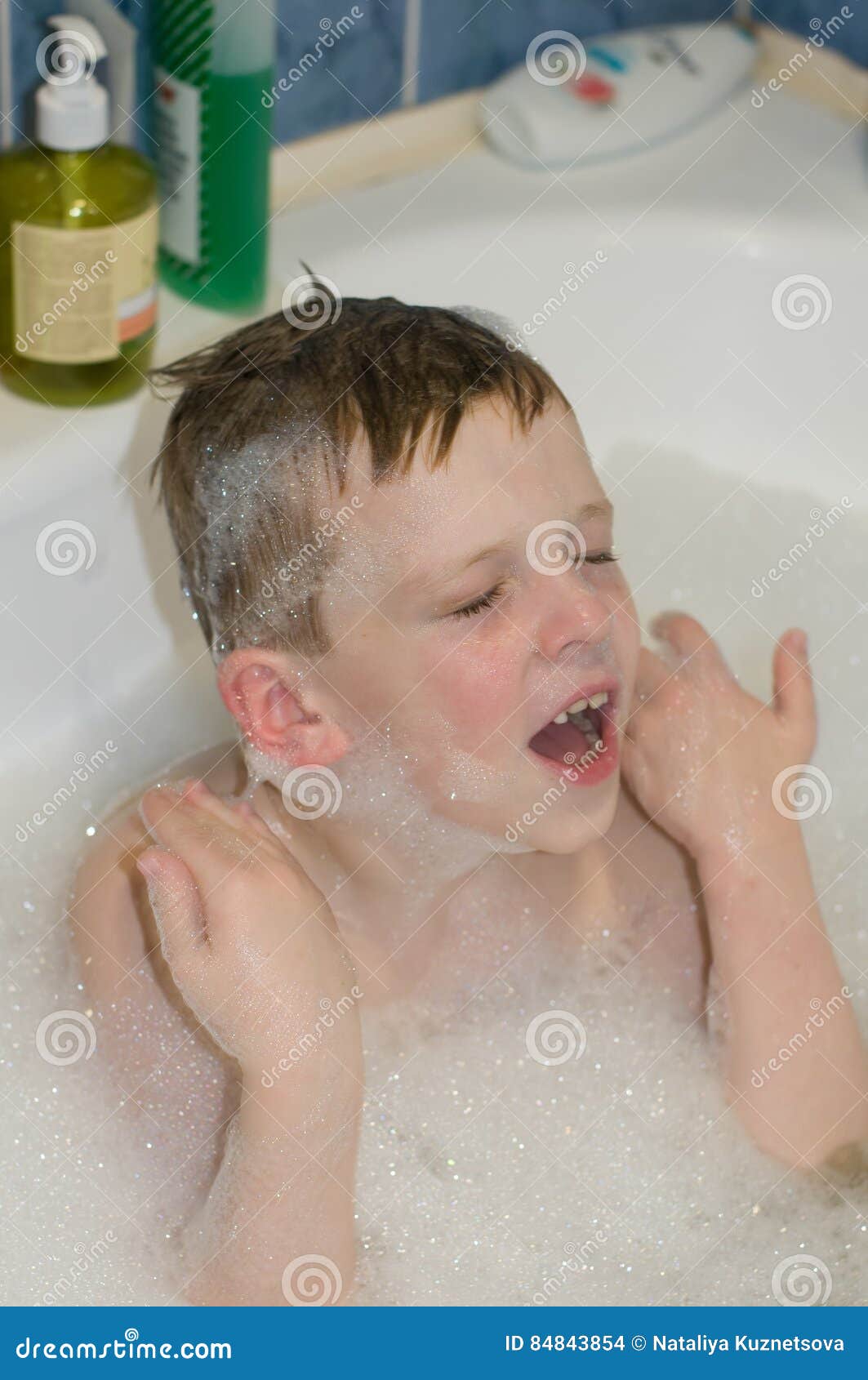Child boy bathing stock photo. Image of handsome, pleasure - 84843854 Child boy bathing stock photo. Image of handsome, pleasure - 84843854