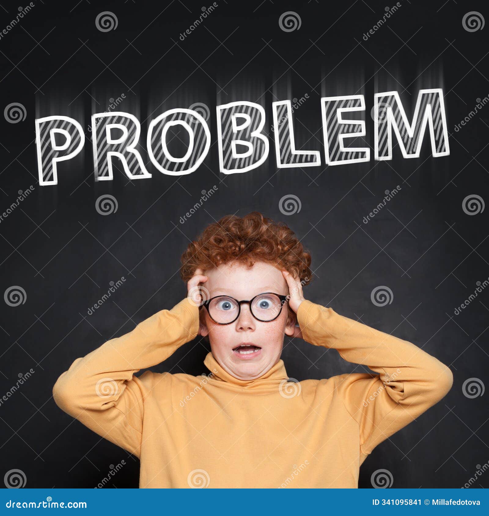Child Boy and Problem. this is Too Hard Stock Image - Image of ...