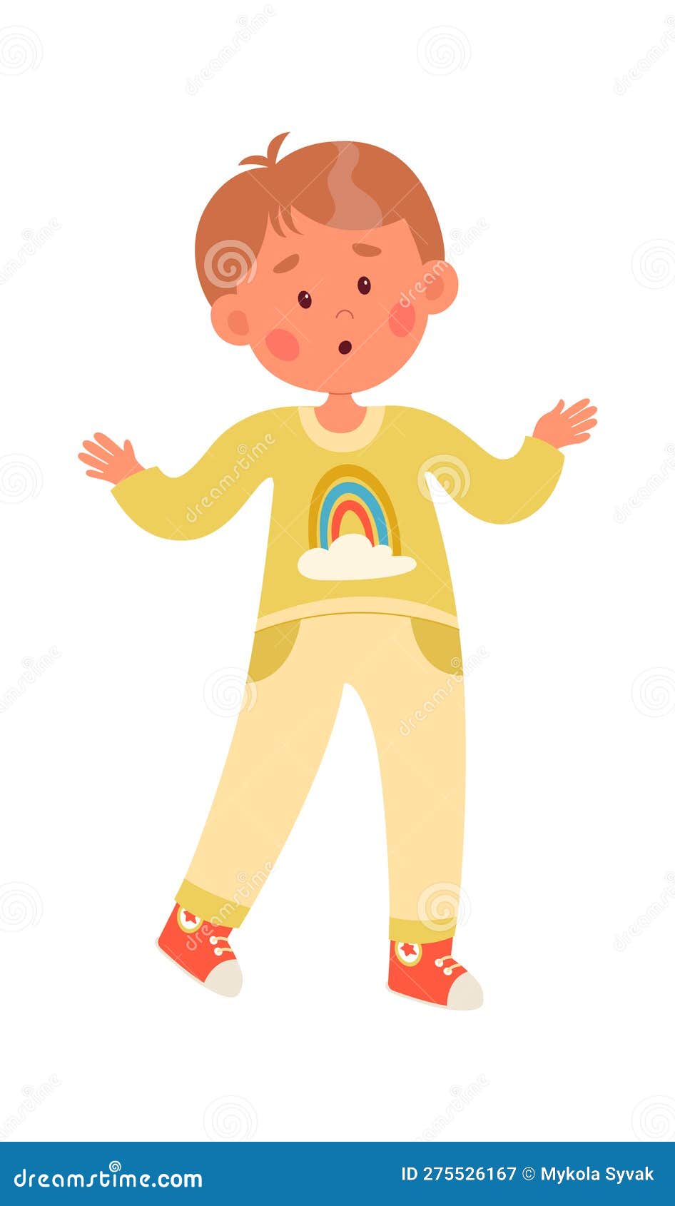 Child Boy Questioning stock vector. Illustration of young - 275526167