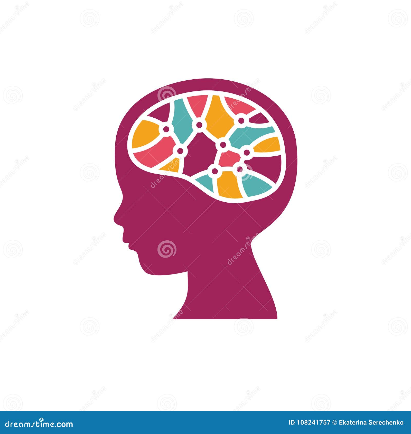 Child Brain Icon. Brain Research Concept Stock Vector - Illustration of ...