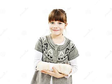 Child with broken arm stock image. Image of hand, limb - 44903059