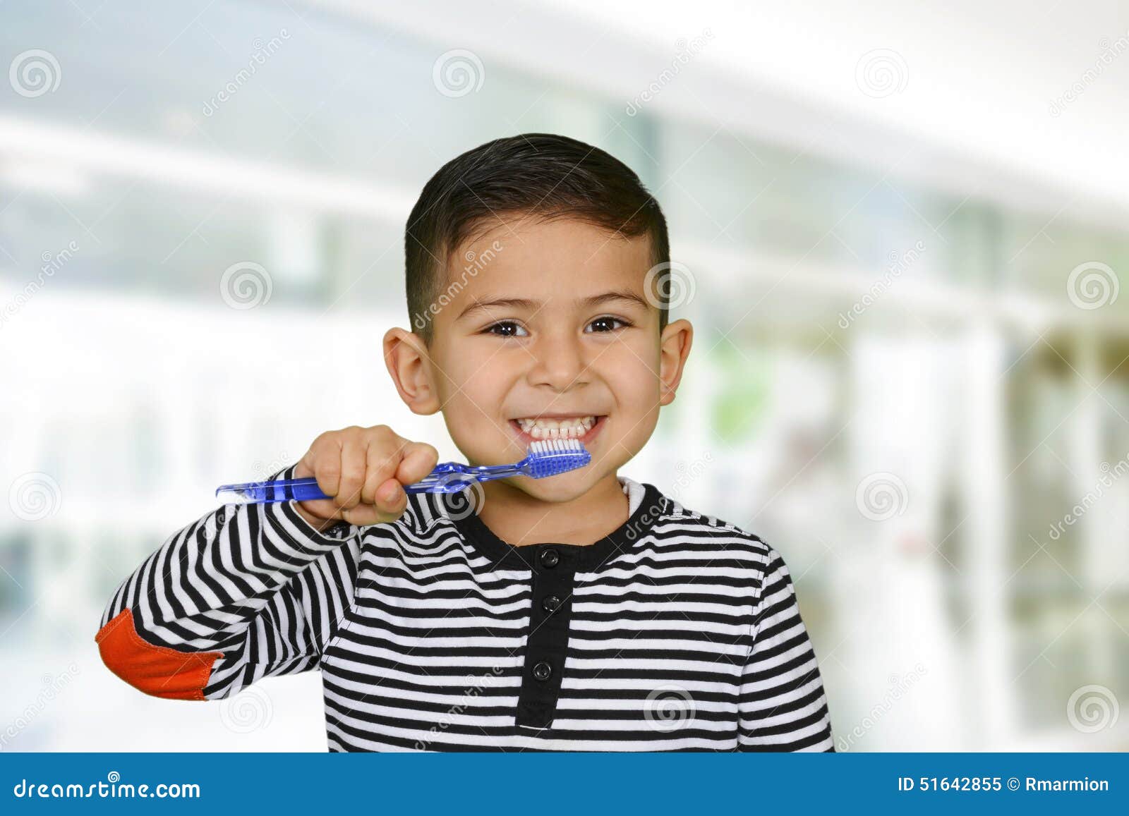 Child Brushing Teeth Stock Photography | CartoonDealer.com #2005478