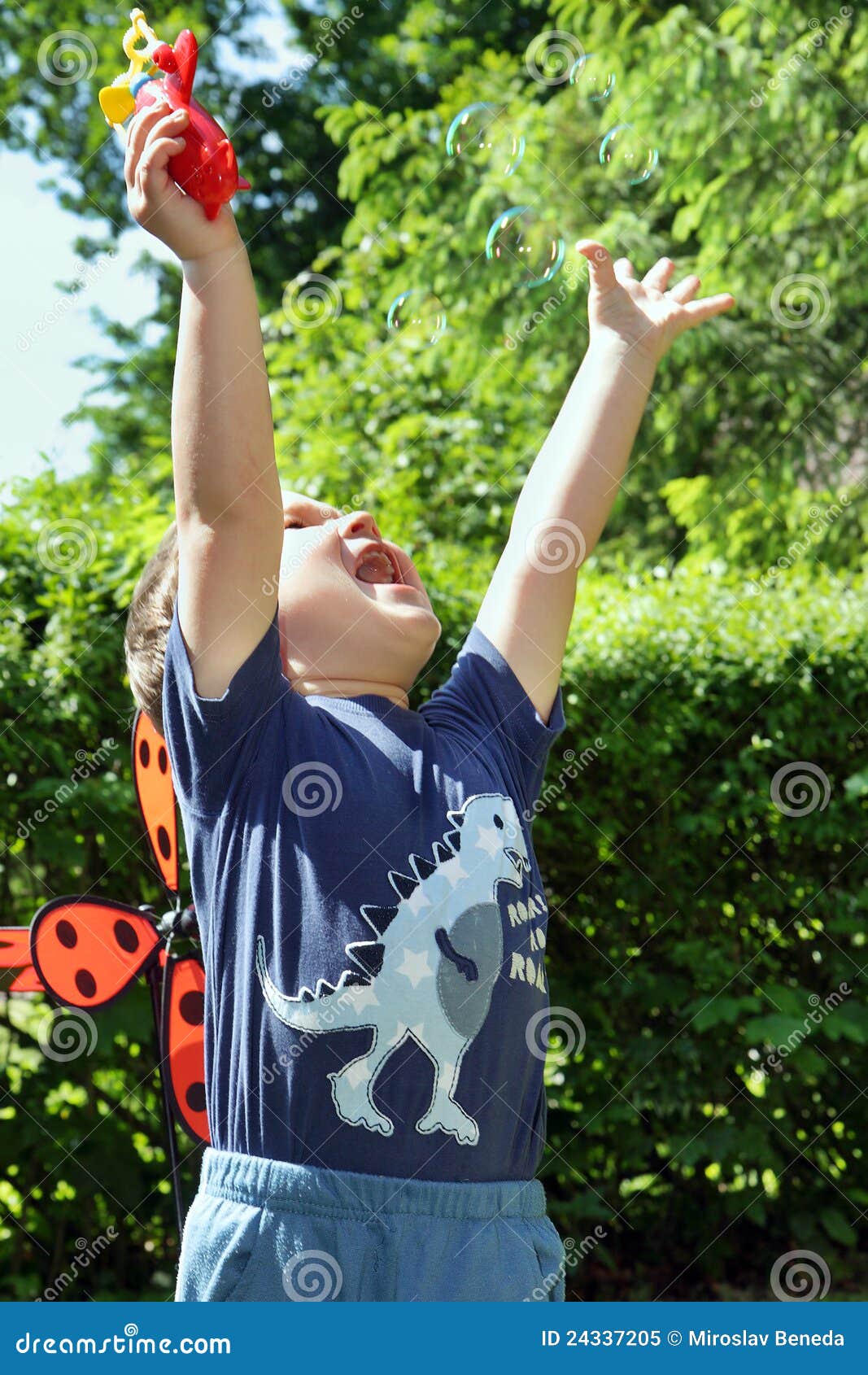Child with bubbles stock image. Image of childhood, leisure - 24337205