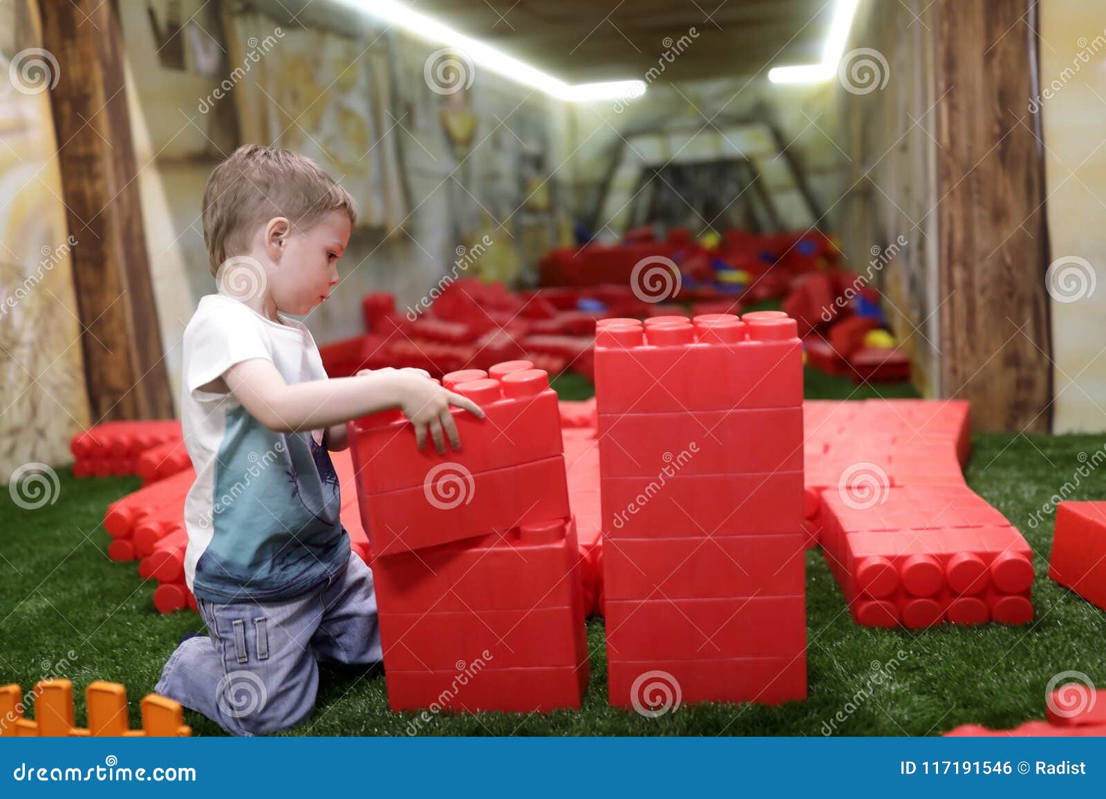 Child building house stock photo. Image of childhood - 117191546
