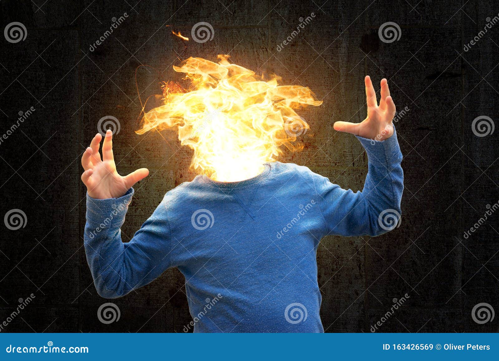 Child with Burn Out Syndrome Stock Image - Image of kindergarten ...