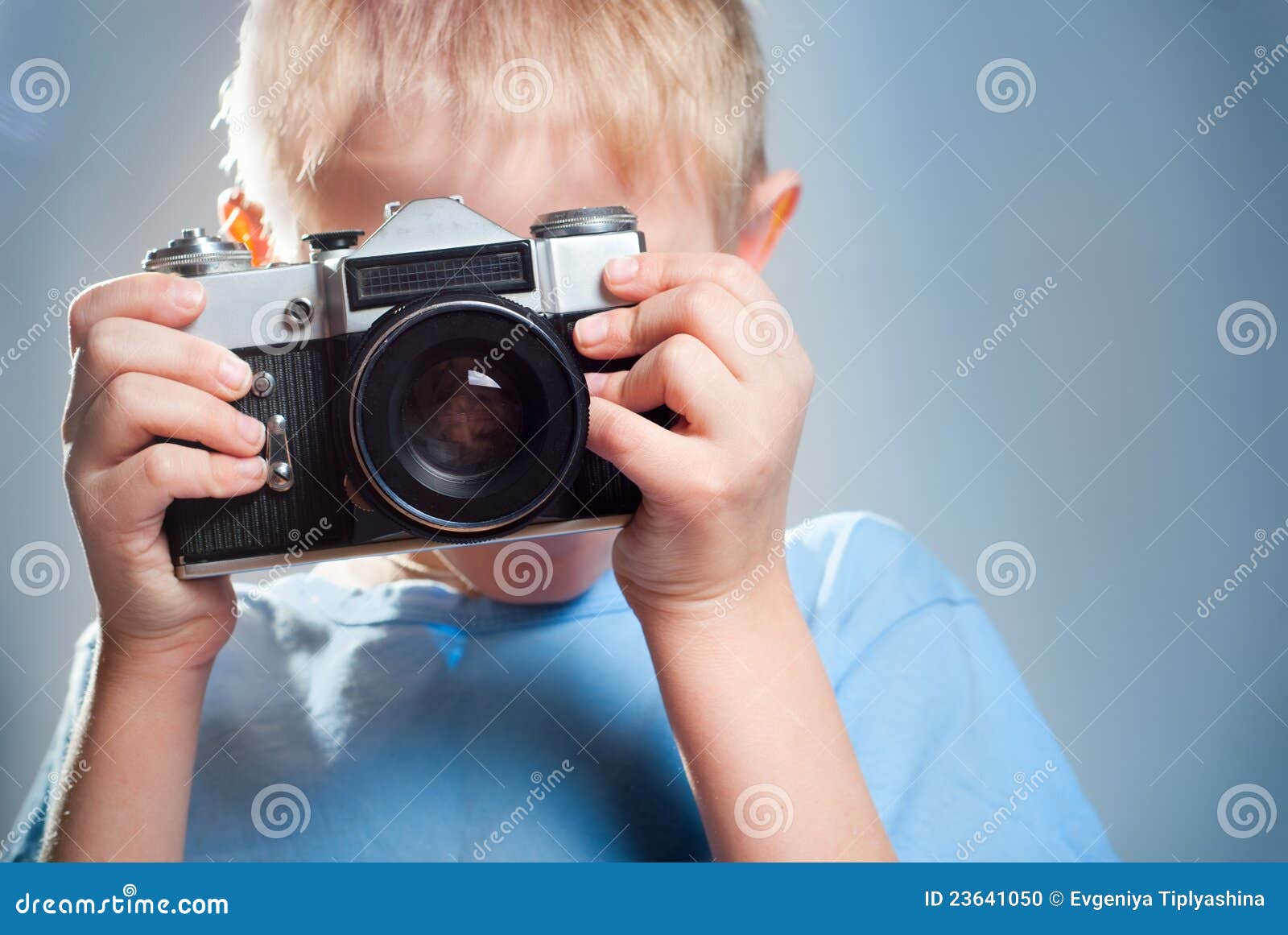 Child with a camera stock photo. Image of happiness, attractive - 23641050