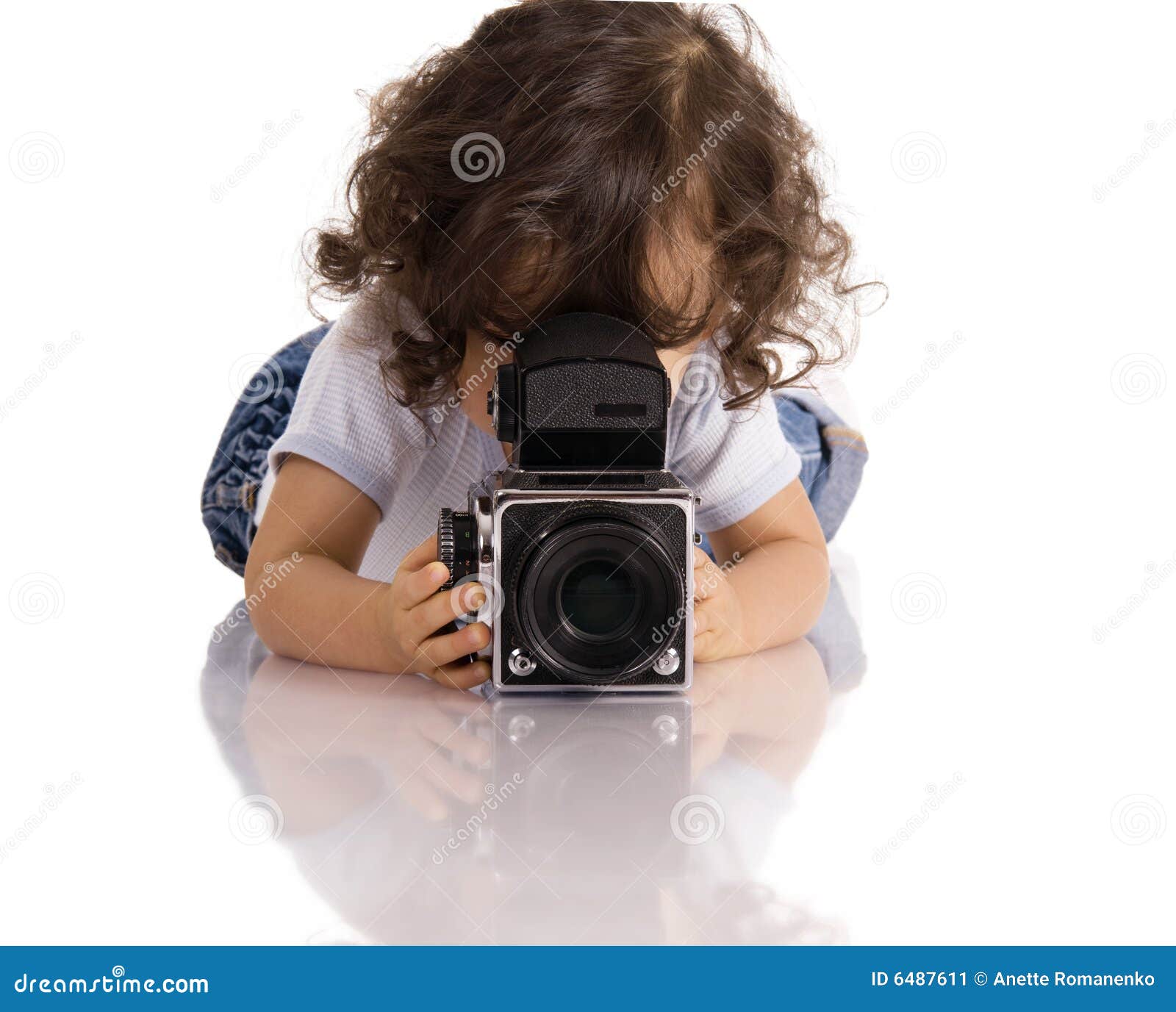 Child with camera stock image. Image of amateur, photographic - 6487611