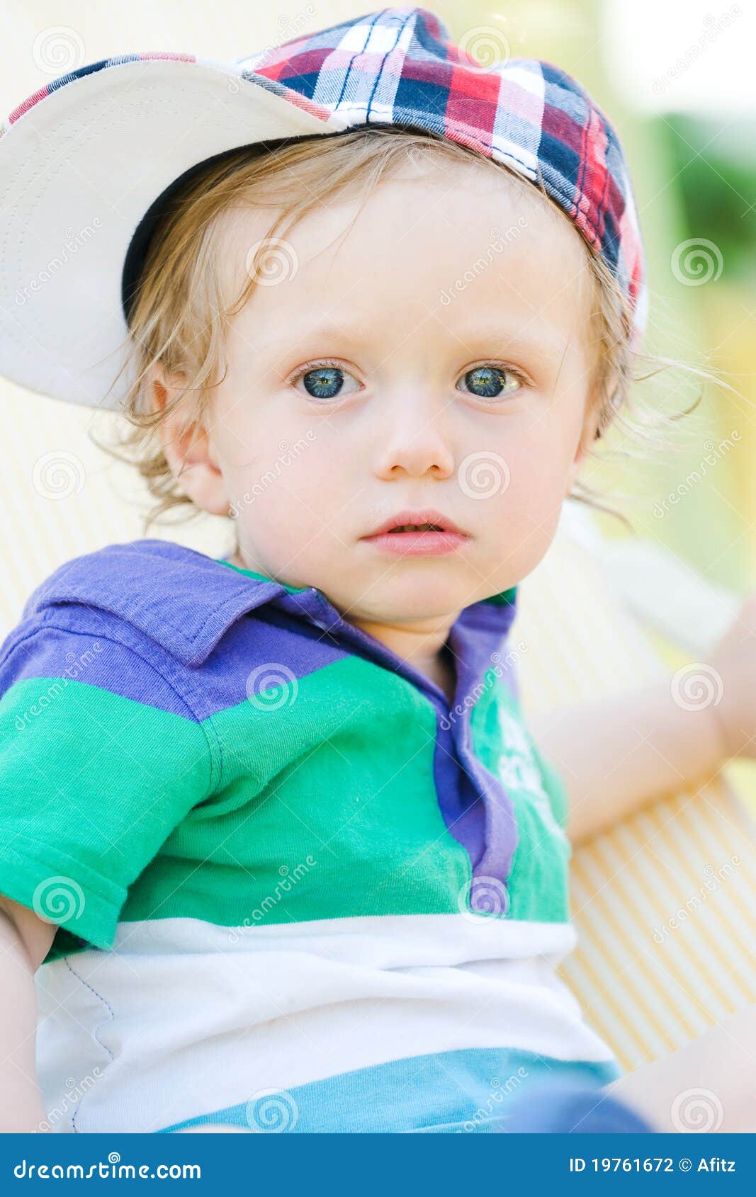 Child with cap stock photo. Image of carelessly, european - 19761672