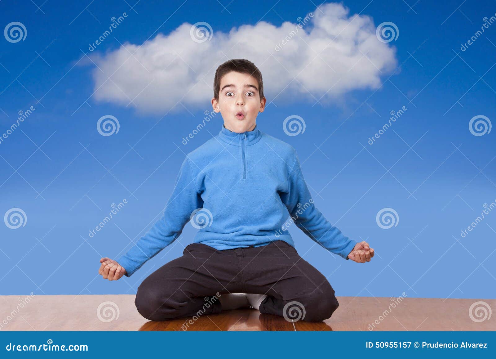Child celebrating stock image. Image of strength, goal - 50955157