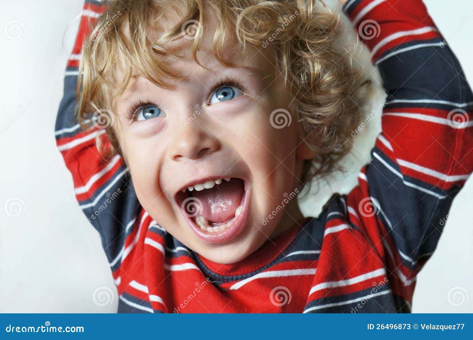 Child cheering stock image. Image of hold, laughing, playing - 26496873