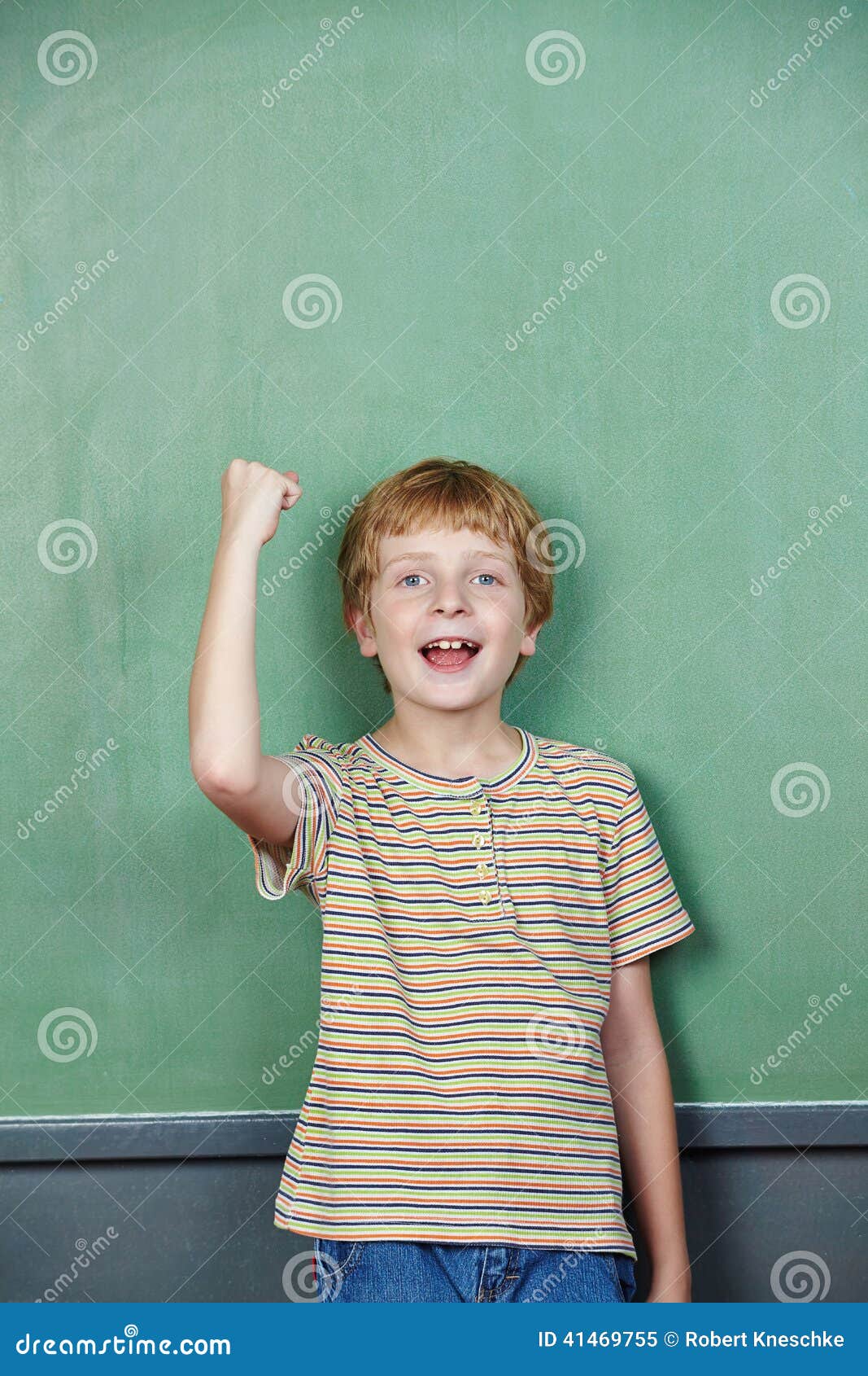 Child cheering in front stock image. Image of problem - 41469755