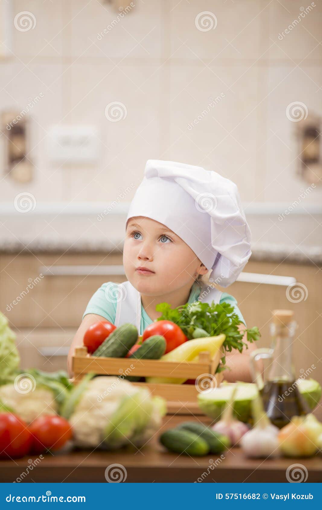 Child chef stock photo. Image of healthy, food, bakery - 57516682