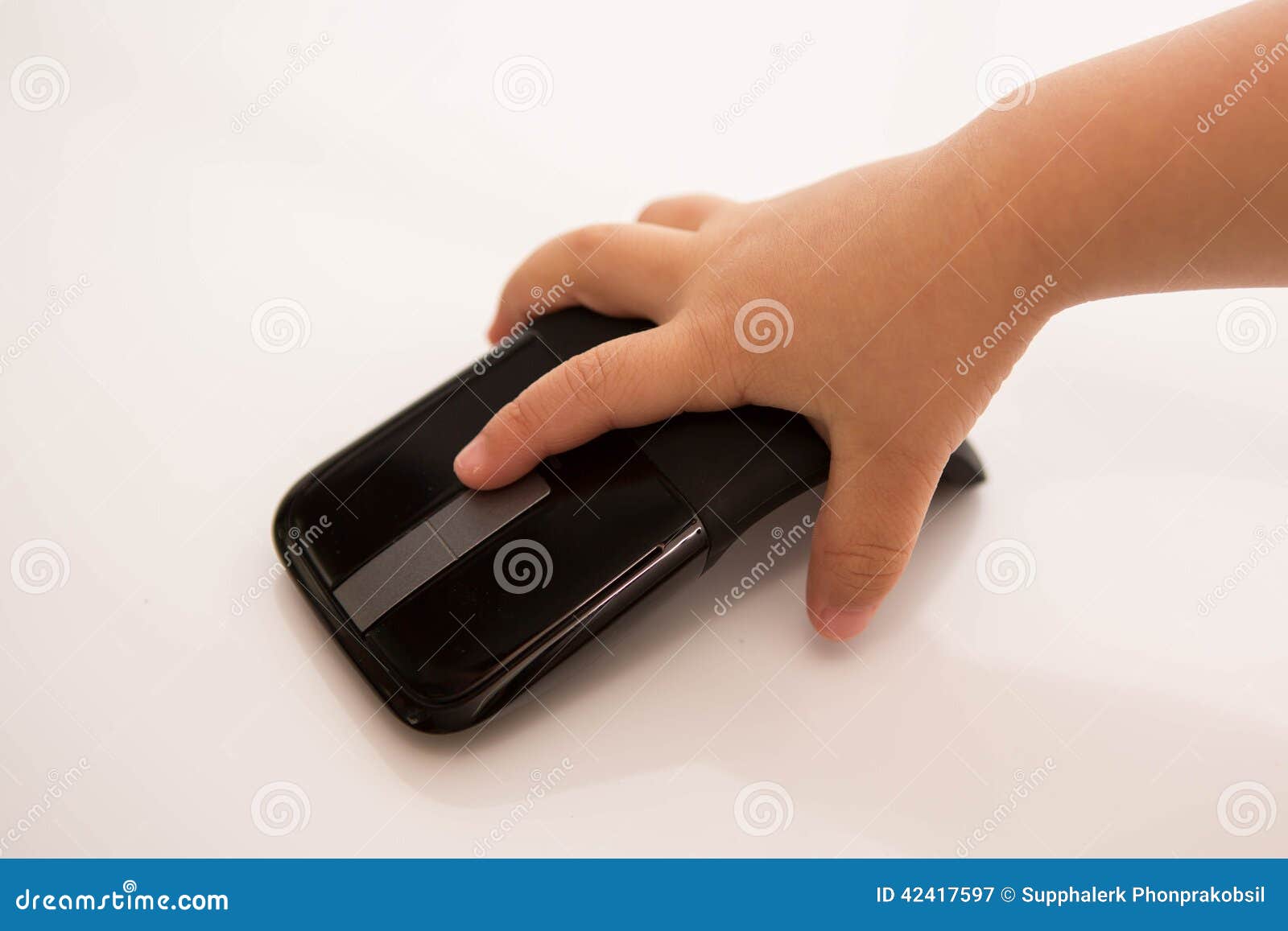 Child Click mouse stock image. Image of child, computer - 42417597