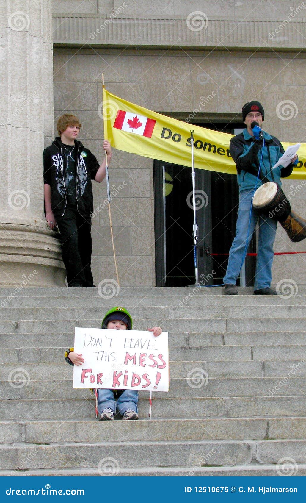 Child at Climate Change Protest, Canada Editorial Image - Image of ...