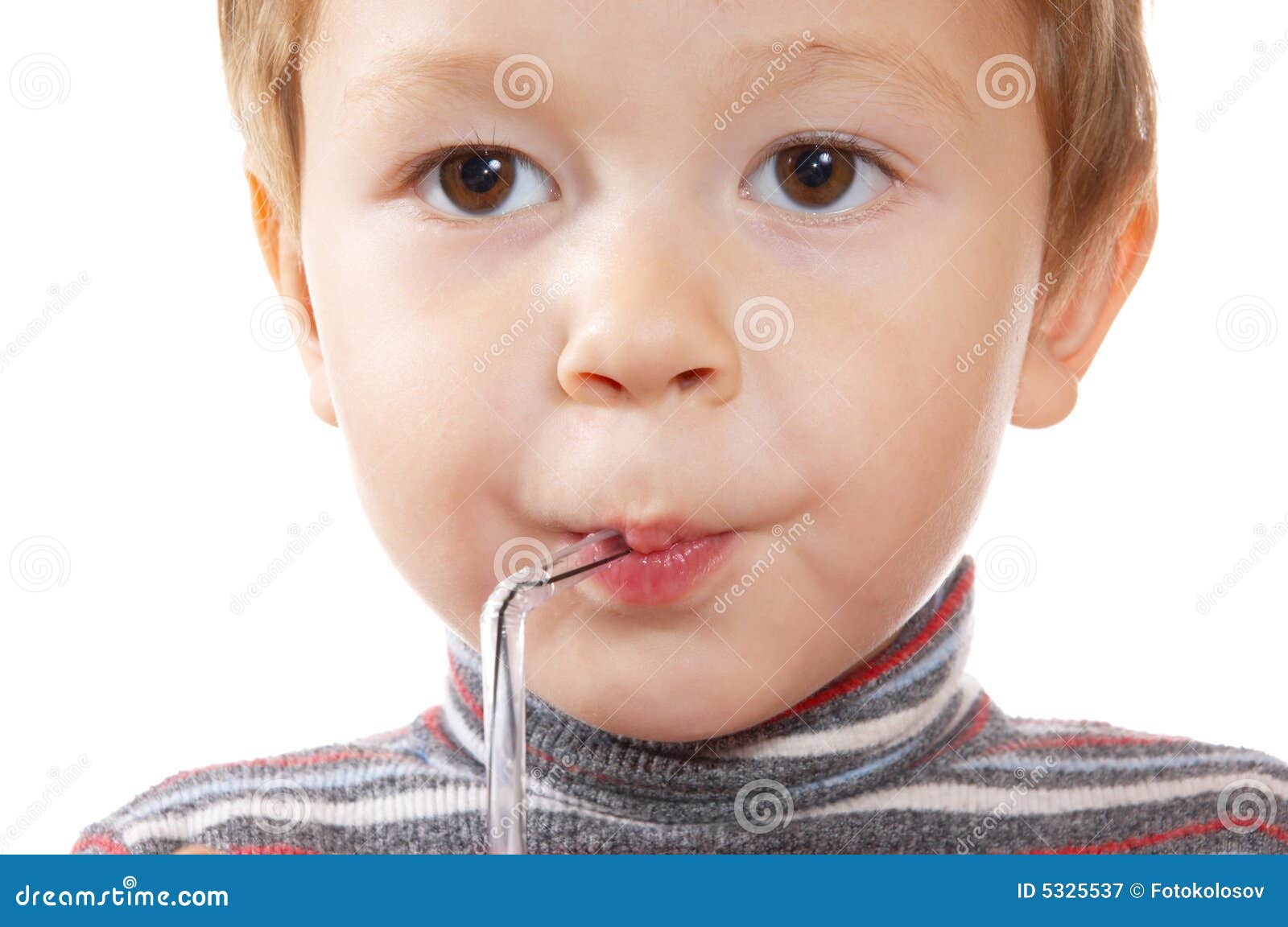 The child close up stock image. Image of childhood, enjoying - 5325537