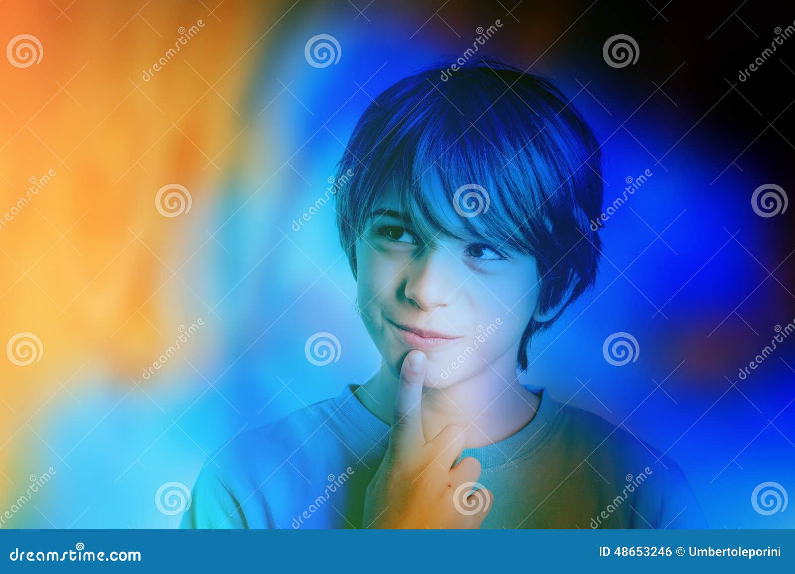 Child colorful imagination stock photo. Image of question - 48653246