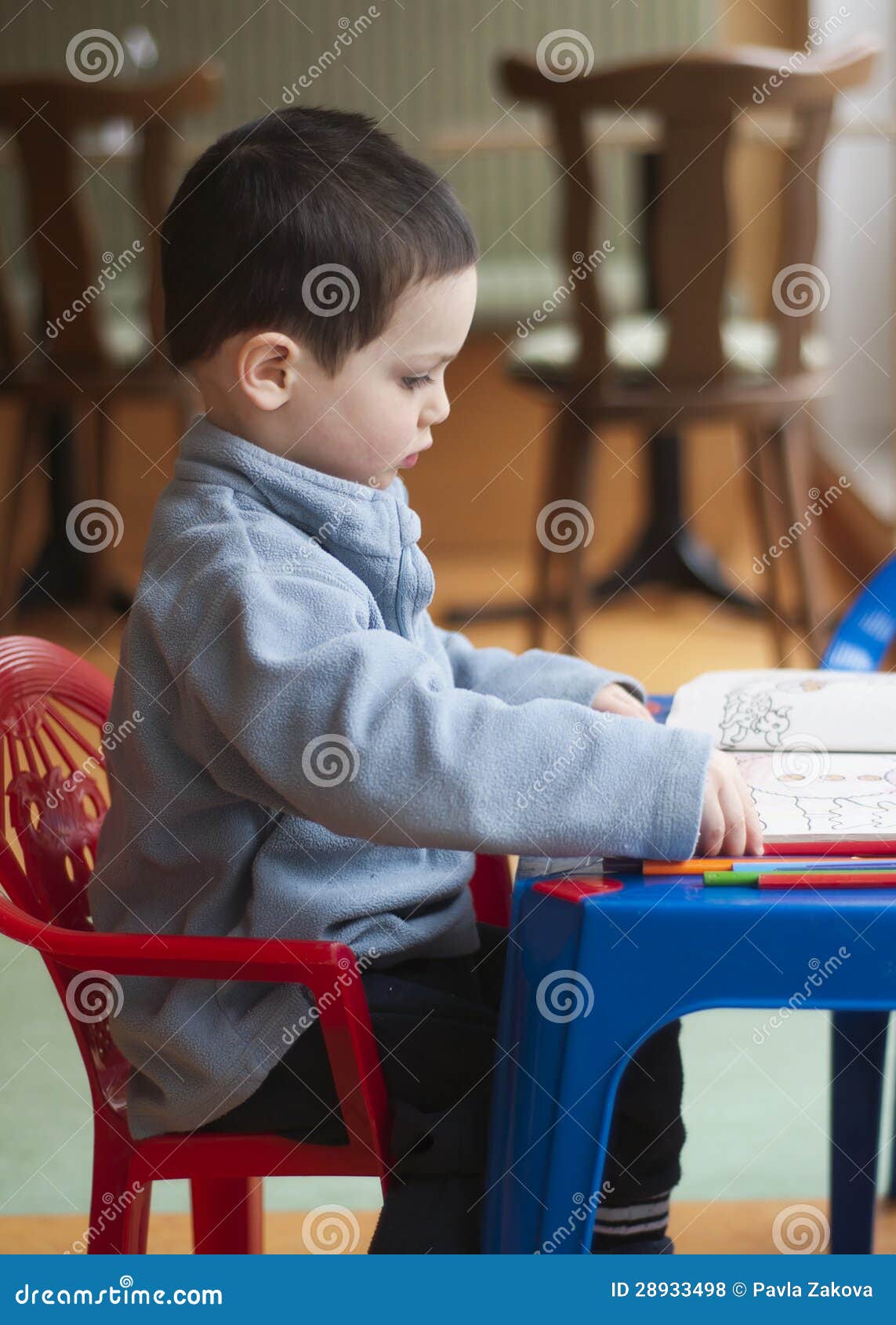 Child coloring stock photo. Image of colour, furniture - 28933498