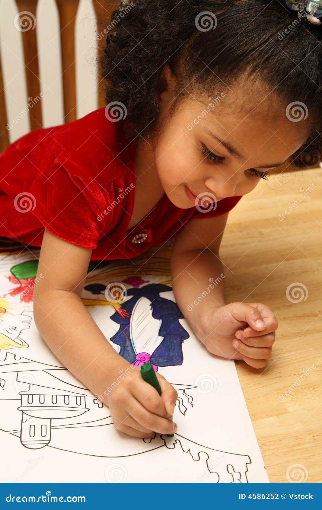 Child Coloring Stock Photography | CartoonDealer.com #4586252