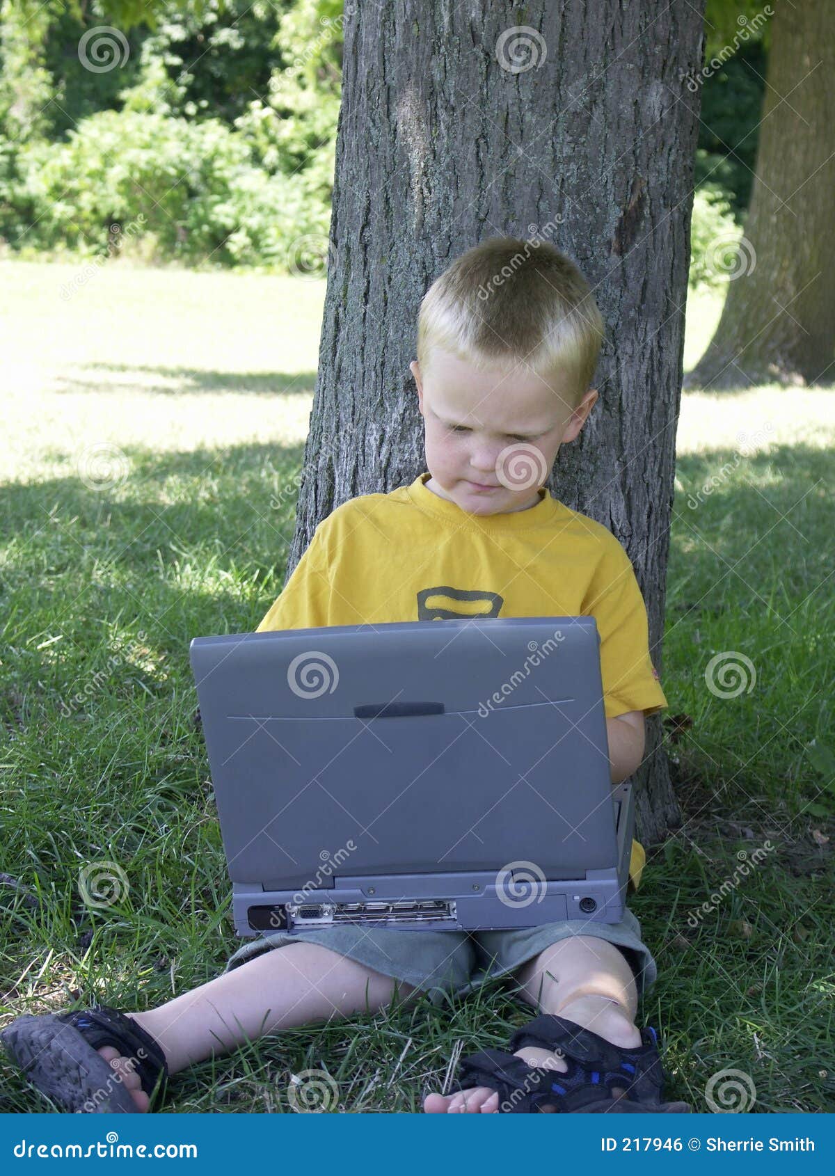 Child and computer stock photo. Image of internet, electronics - 217946
