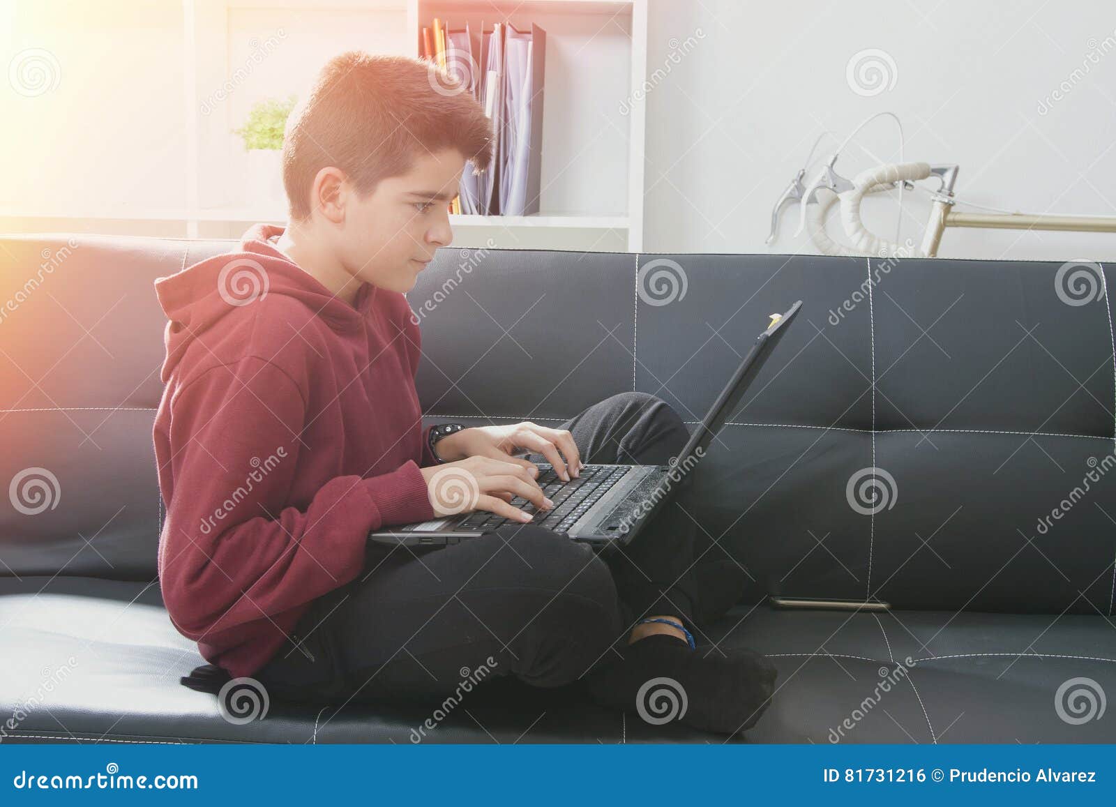 Child with computer stock photo. Image of growth, notebook - 81731216