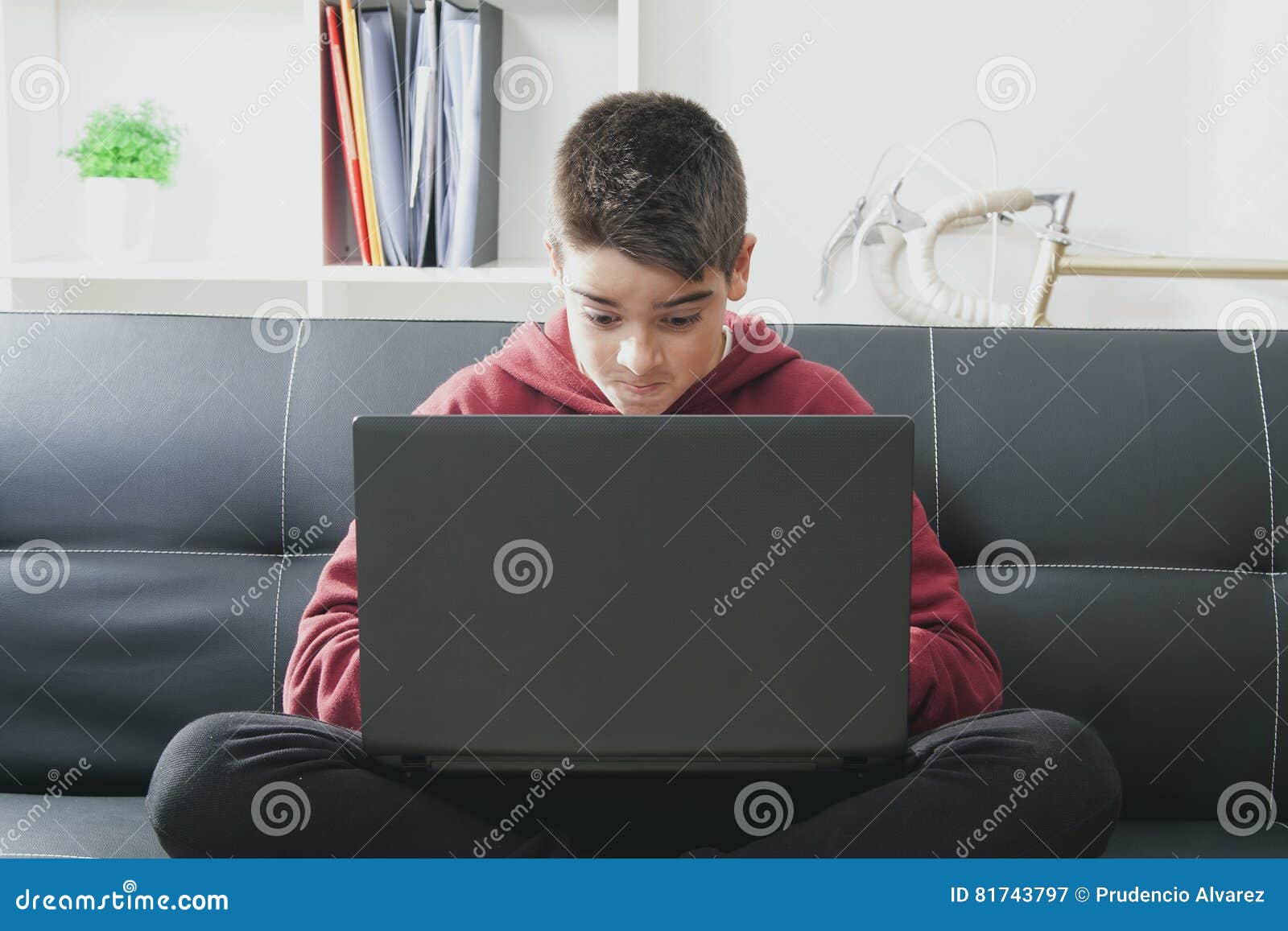 Child with computer stock image. Image of applied, concepts - 81743797
