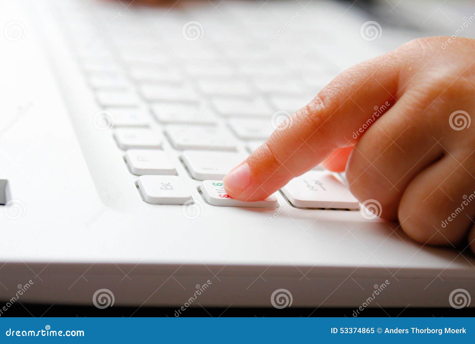 Child with a computer stock image. Image of kids, wireless - 53374865