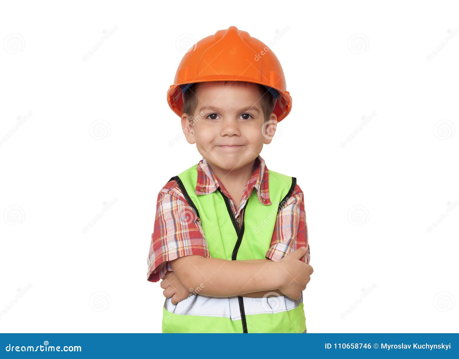 Child construction worker stock photo. Image of profession - 110658746