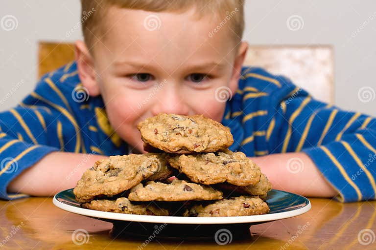 Child with cookies stock photo. Image of homemade, dessert - 11757586