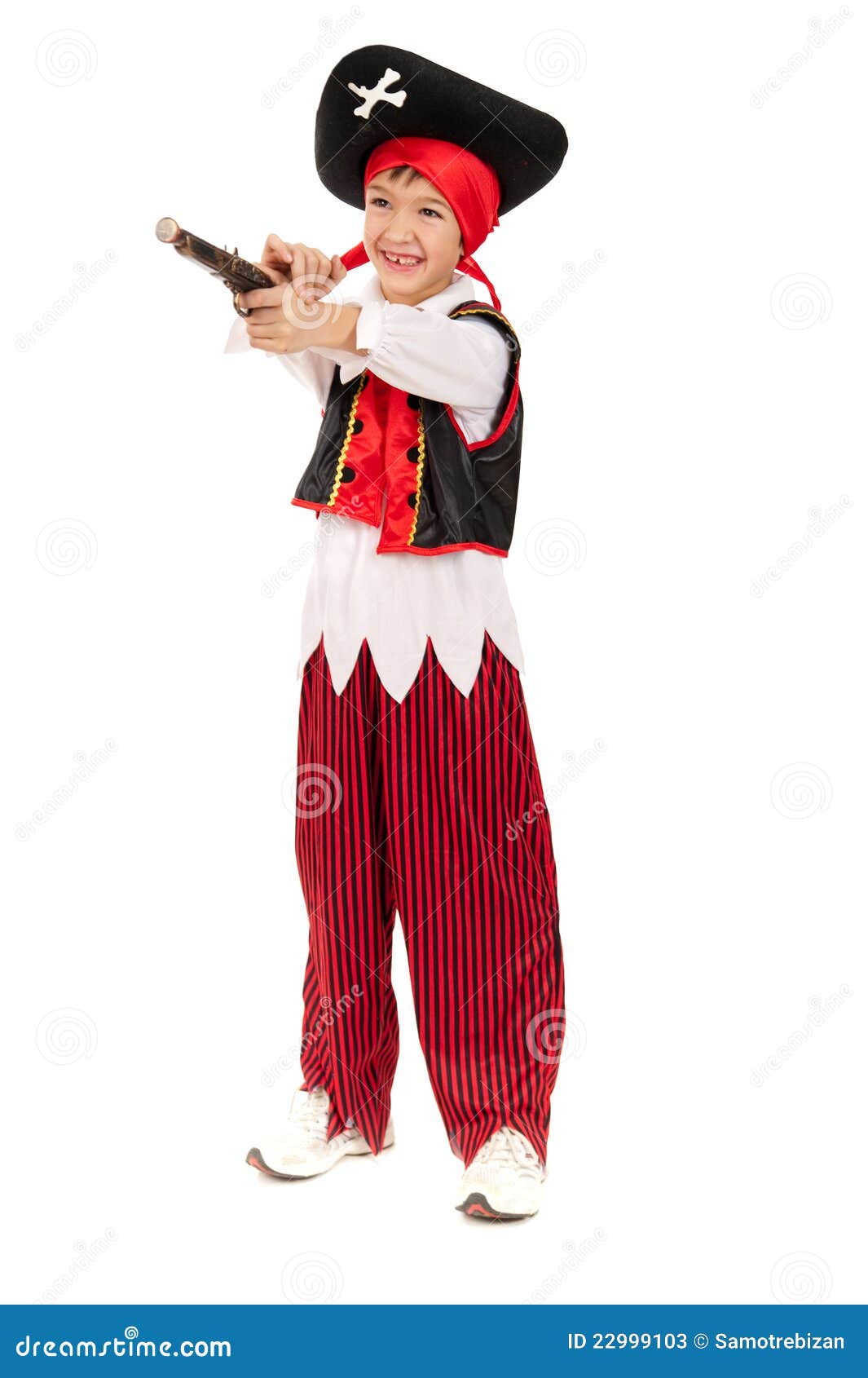 Child in Costume - Small Pirate Stock Image - Image of handsome ...