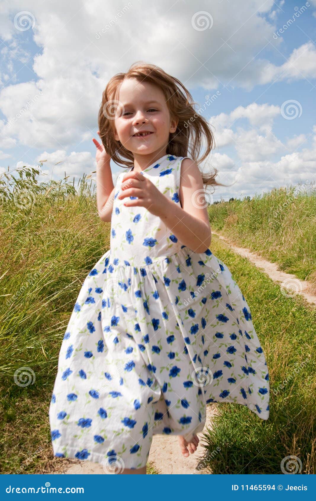 Child in countryside stock photo. Image of summer, lone - 11465594