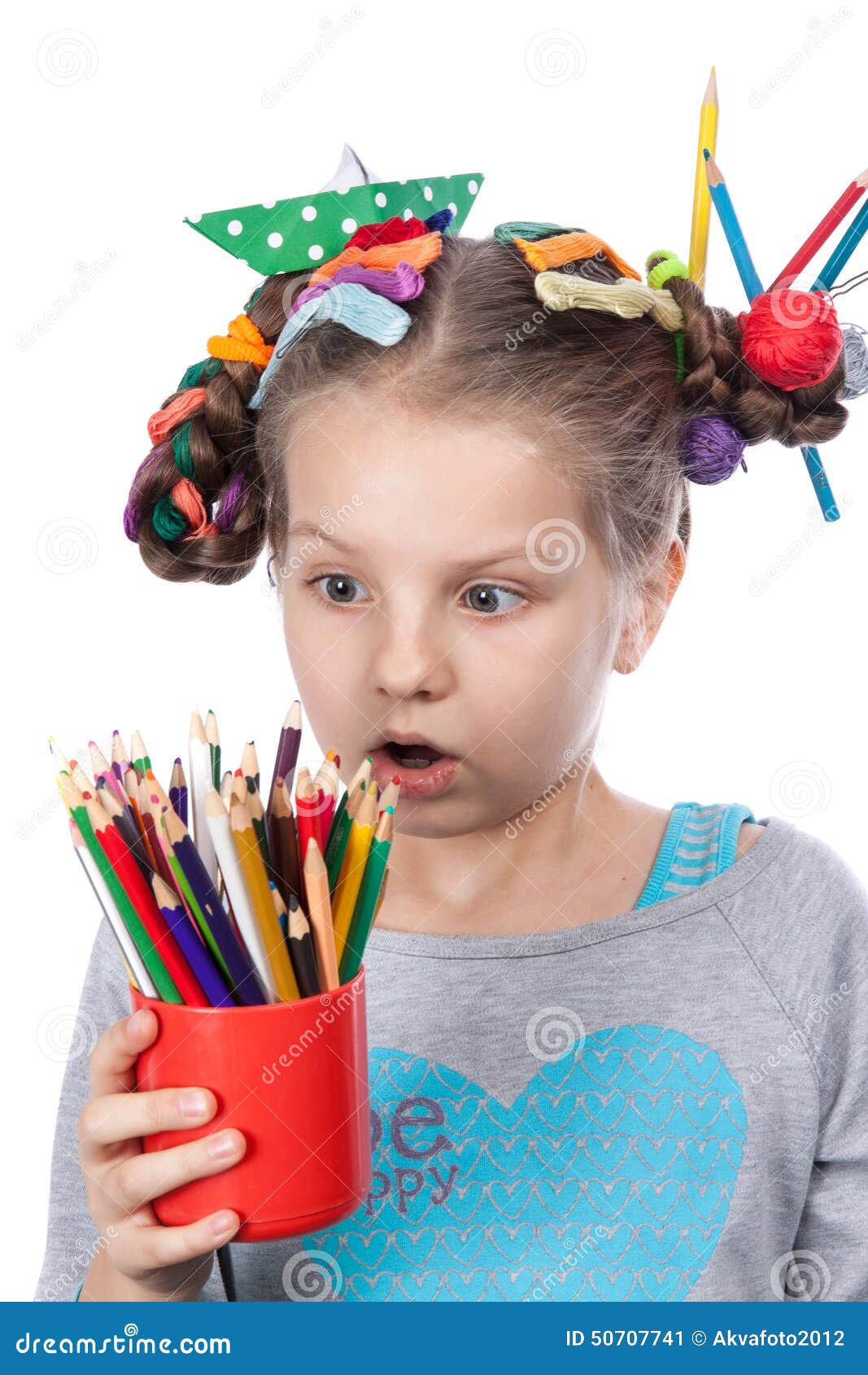 Child and Creativity, Development Stock Image - Image of artistic ...