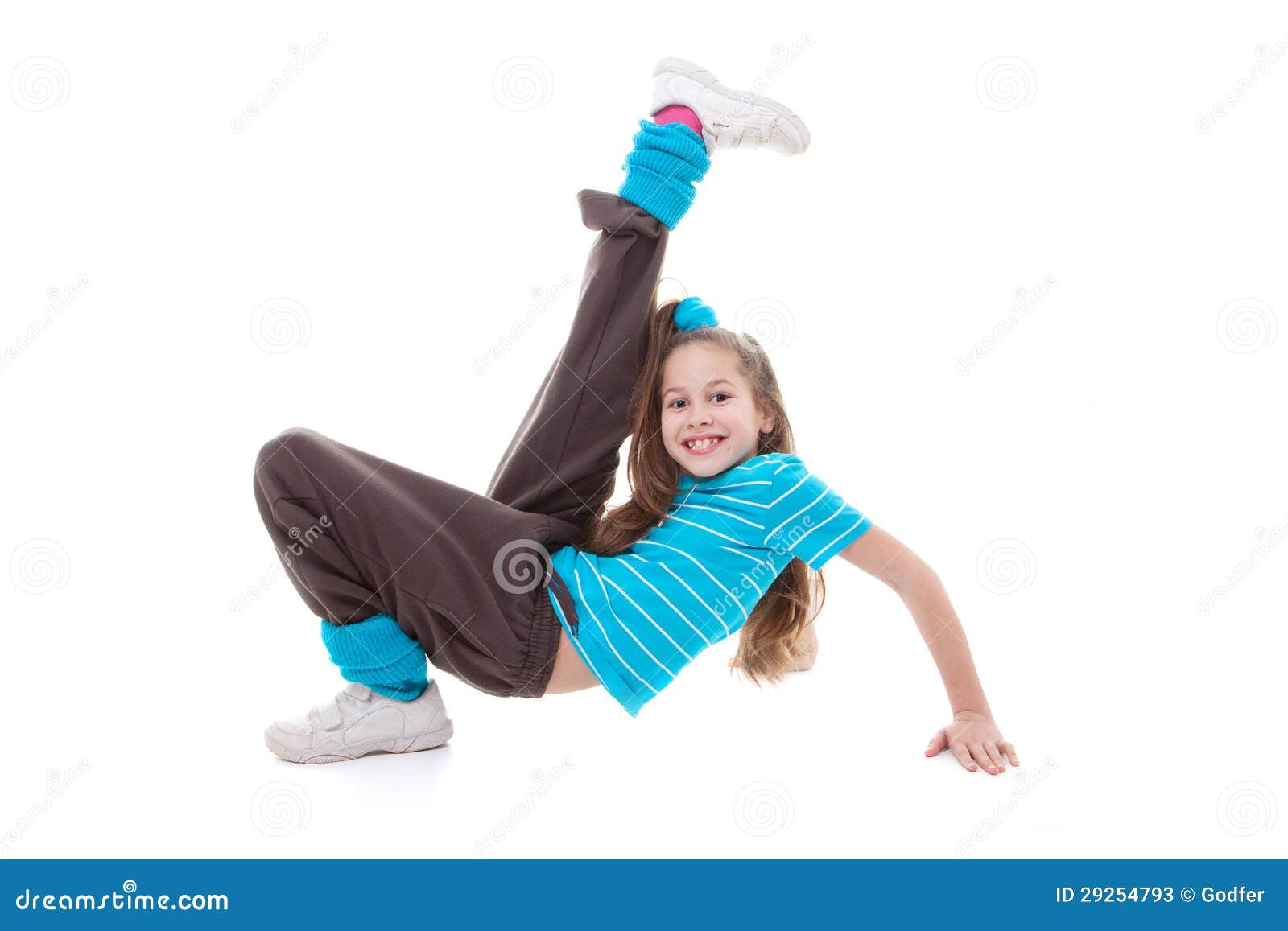Child dance exercising stock image. Image of hiphop, gymnastic - 29254793