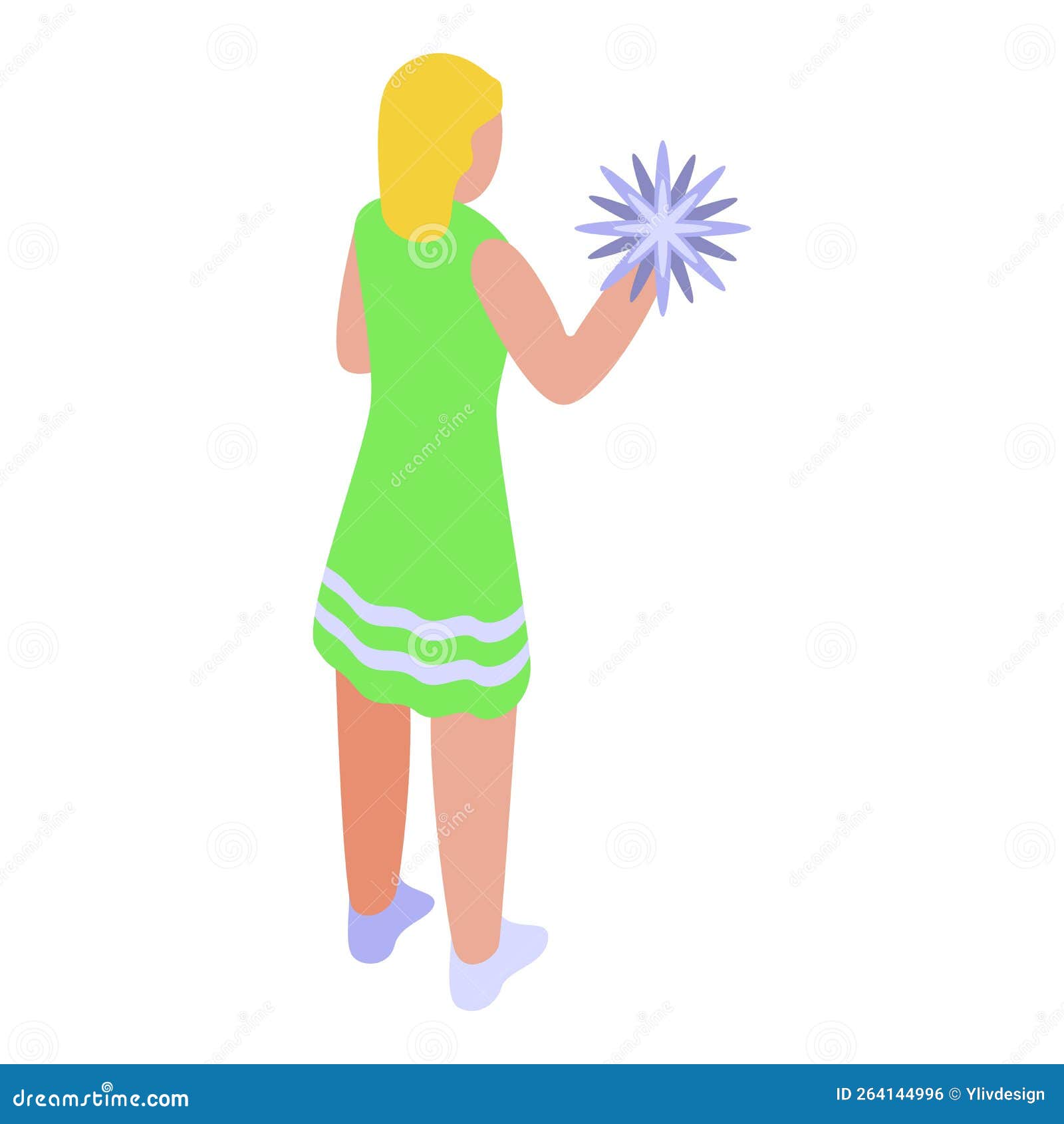 Child Dance Icon Isometric Vector. Cheer Girl Stock Illustration ...