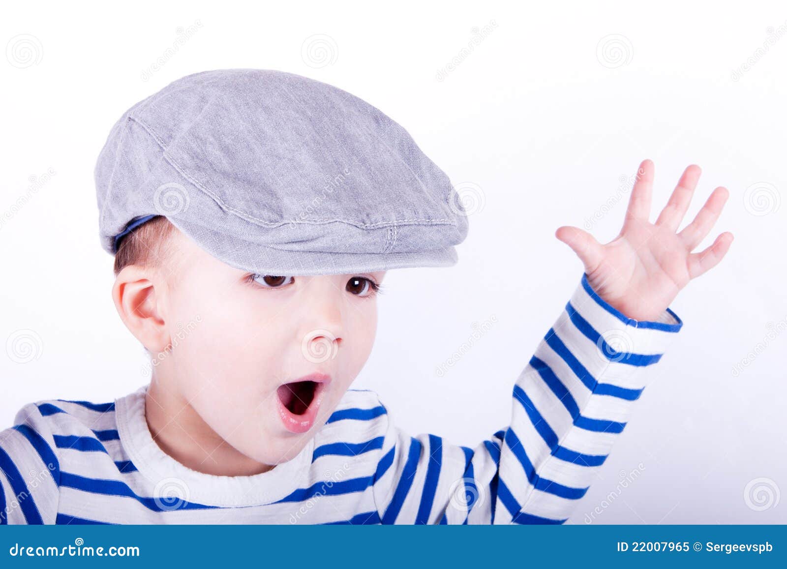 Child in delight stock image. Image of male, fresh, dress - 22007965