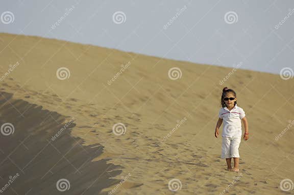 Child in desert stock photo. Image of happy, happiness - 3010390