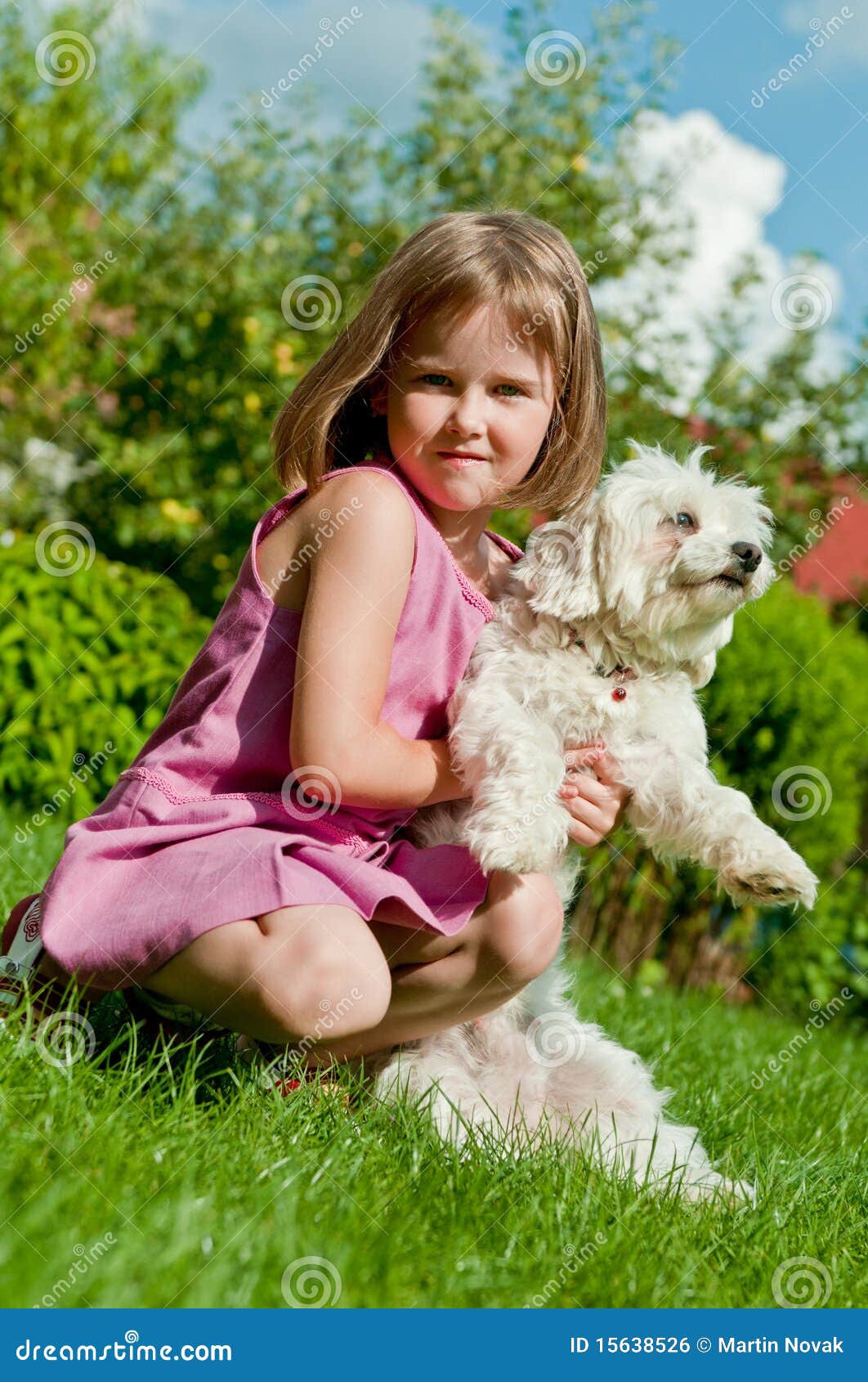 Child with dog stock photo. Image of enjoyment, friend - 15638526