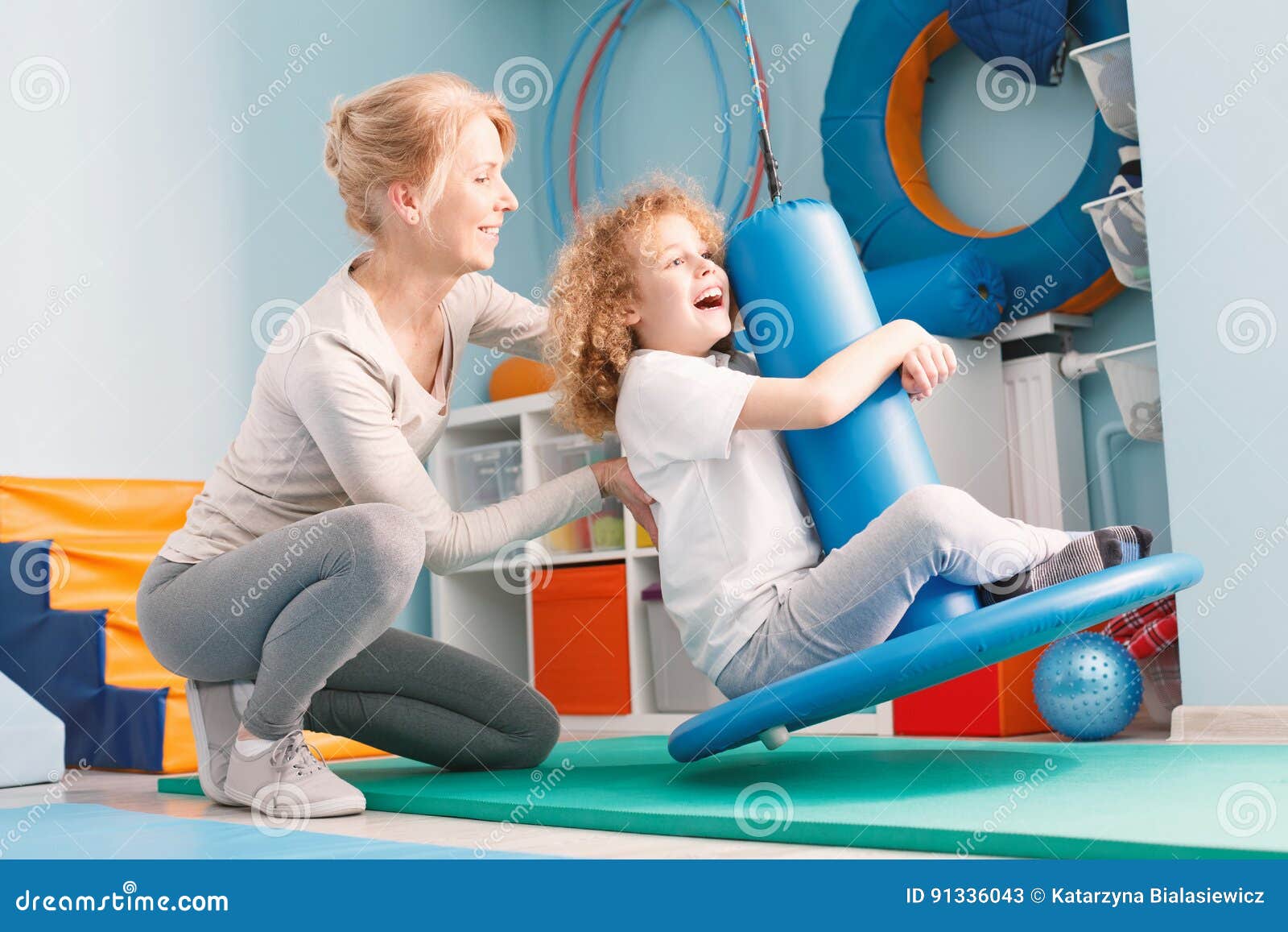 Child Doing Balance Exercises Stock Image - Image of lifestyle ...