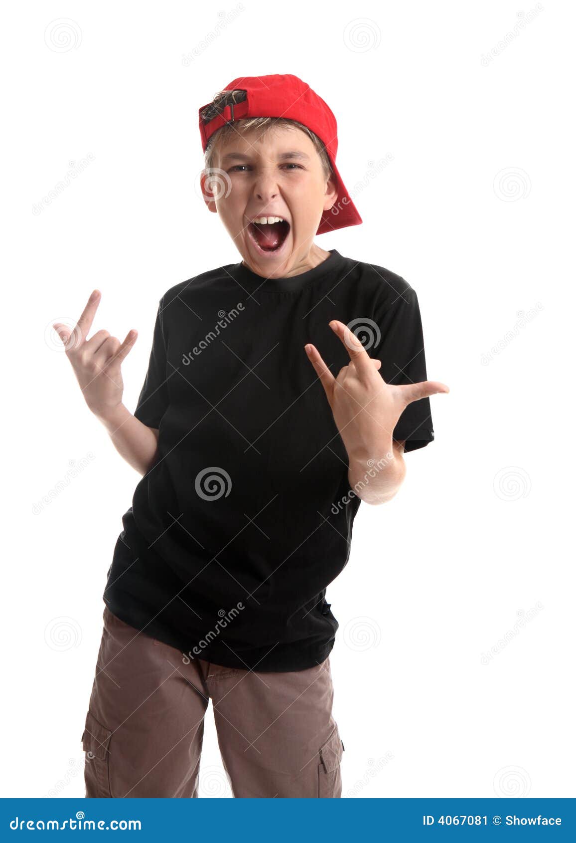 Child Doing Coma Hand Signal Stock Image - Image of gesture, gesturing ...