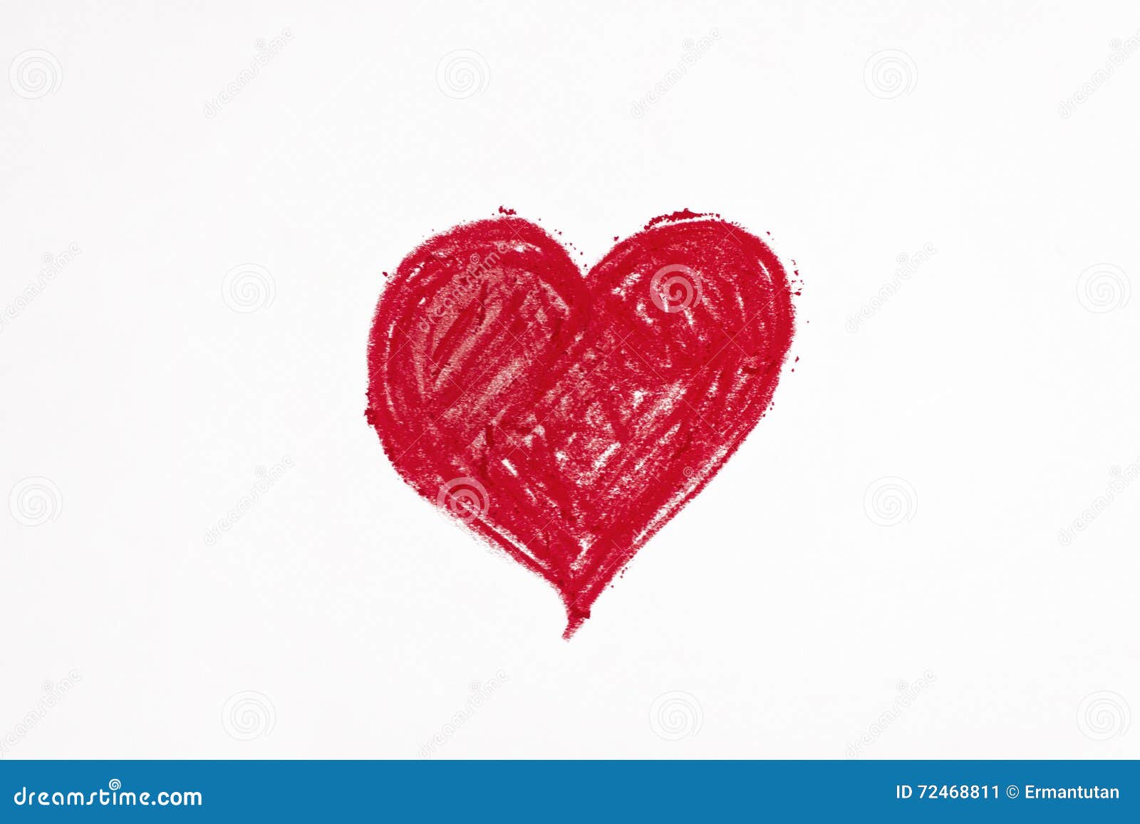 Child drawing hearth stock image. Image of emotion, mountain - 72468811