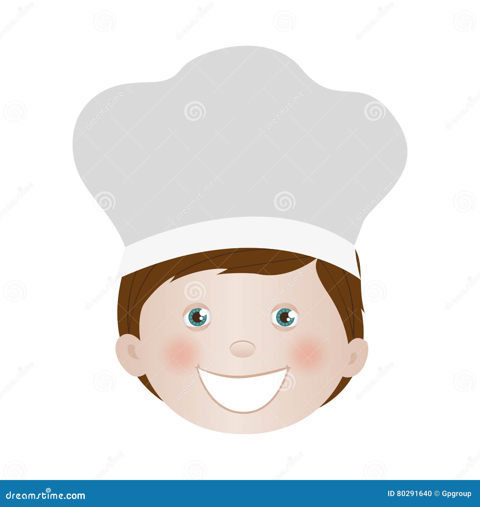 Child Dressed As Chef Icon Image Stock Vector - Illustration of ...