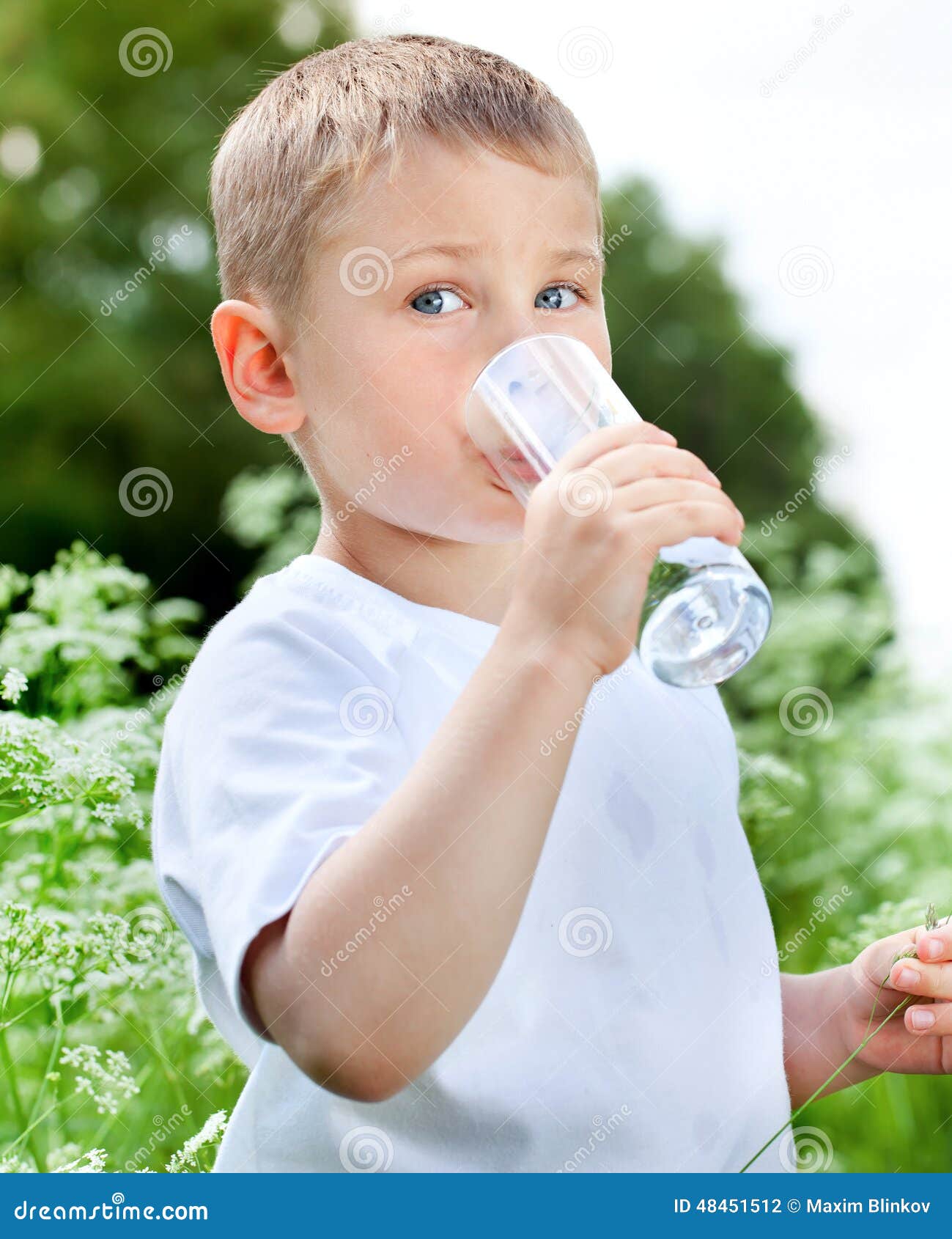Child drinking pure water stock photo. Image of caucasian - 48451512