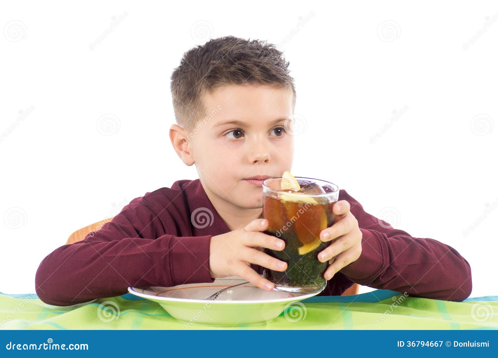 Child drinking stock image. Image of healthy, fresh, hispanic - 36794667