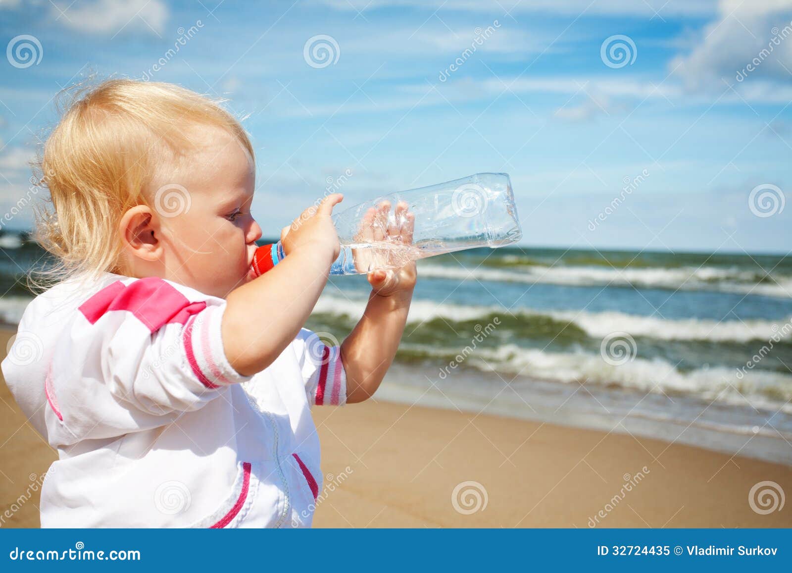 Child drinking water stock image. Image of healthy, exercise - 32724435